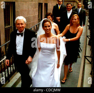 K32234ML .GERALDO RIVERA AND ERICA LEVY WEDDING AT THE CENTRAL ...