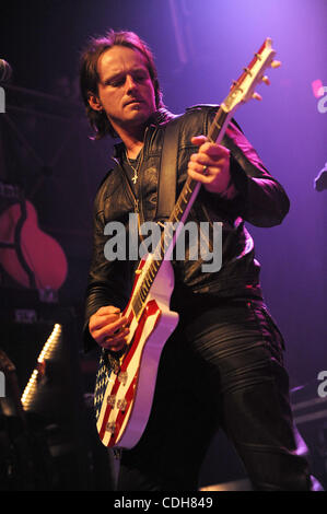 Jason Null of Saving Abel performs during the Rock On The Range ...