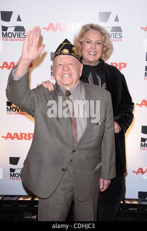 Actor Mickey Rooney and his wife Jan Chamberlain arrive at the 3rd ...