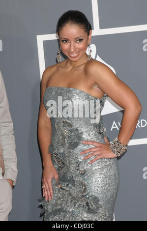 Mya arrives at the 53rd annual Grammy Awards in Los Angeles on February ...