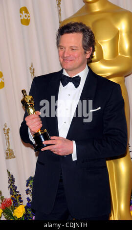 Colin Firth 83rd Annual Academy Awards (Oscars) held at the Kodak ...