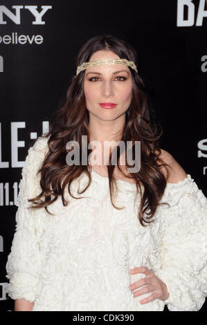 Heather McComb attending the "Battle: Los Angeles" premiere held at the ...