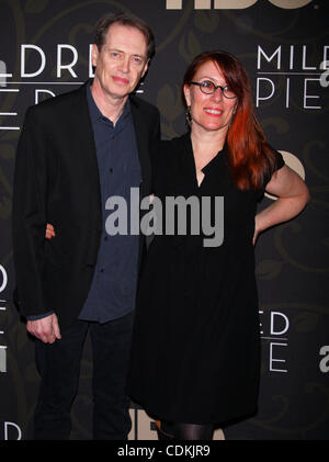 Steve Buscemi arrives for the "Mildred Pierce" Premiere at the Ziegfeld ...