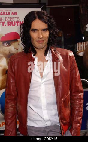 RUSSELL BRAND HOP. WORLD PREMIERE UNIVERSAL PICTURES UNIVERSAL CITY ...