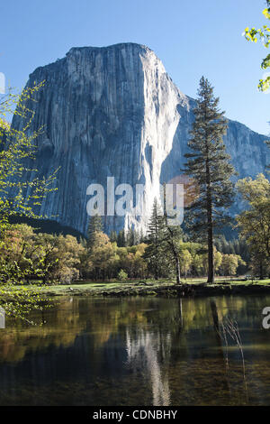 The famed El Capitan in Yosemite National Park reaches an elevation of ...
