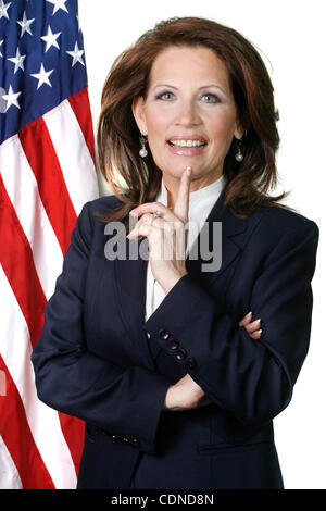 Michelle Bachmann poses for a photo for NewsMax Magazine Stock Photo ...