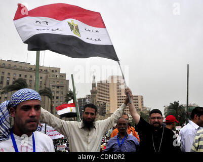 May 27, 2011 - Cairo, Egypt - Egyptian protesters take part in a ...