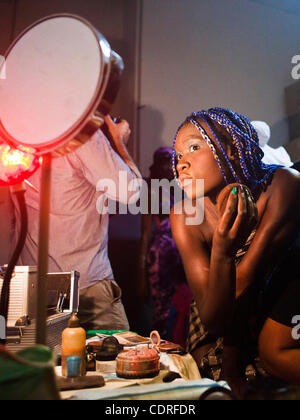 July 07, 2011 - Dakar, Senegal - Model on the catwalk wearing the ...