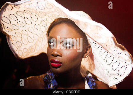 July 07, 2011 - Dakar, Senegal - Model on the catwalk wearing the ...