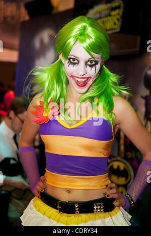 Booth character at the 2011 E3 (Electronic Entertainment Expo) held at ...