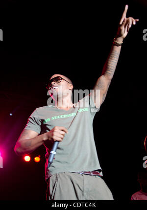 June 4, 2011 - Philadelphia, PA, USA - RAPPER, NAZ, performing at the ...