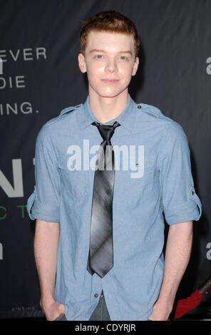 Cameron Monaghan The Premiere of 'In Time' held at Regency Village ...