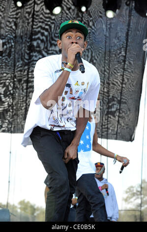 Tyler, The Creator performs on day two of the Lollapalooza music ...