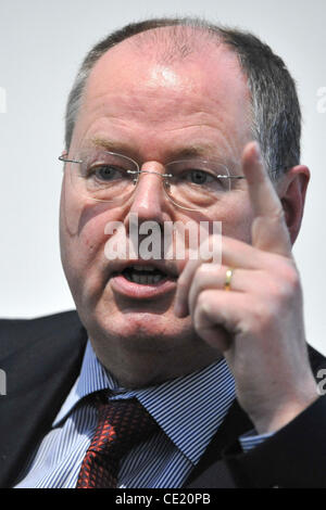 Peer Steinbrueck reads from his book 'Unterm Strich' at 'Boerse' at Messe Dresden. Dresden ...