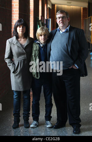Inka Friedrich, Justus Kammerer, Dietmar Baer on the set of German WDR ...