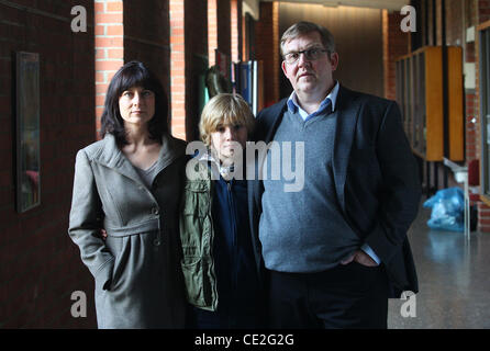 Inka Friedrich, Justus Kammerer, Dietmar Baer on the set of German WDR ...