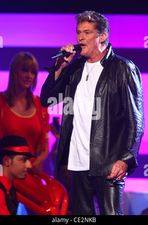 David Hasselhoff performing live at The Dome 55 music show at TUI-Arena ...