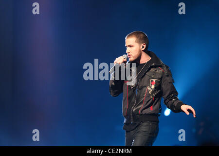 Mike Posner performing live at The Dome 55 music show at TUI-Arena ...