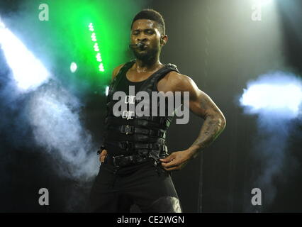 Usher performing live in concert at The O2 Arena London, England - 02. ...