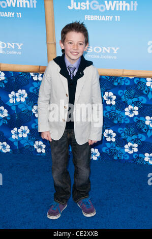 Griffin Alexander Gluck Premiere of 'Just Go With It' at the Ziegfeld Theatre - Arrivals New ...