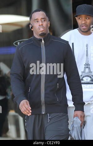 P Diddy aka Sean Combs seen leaving the gym after a workout. Los ...