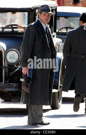 Actors on the set of Clint Eastwood's new film 'J. Edgar' Los Angeles ...