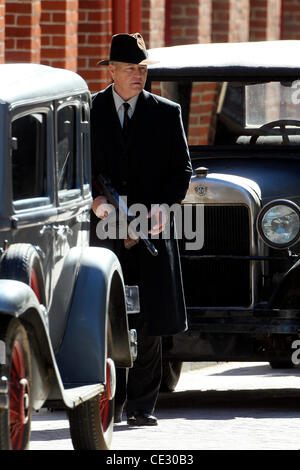 Actors on the set of Clint Eastwood's new film 'J. Edgar' Los Angeles ...