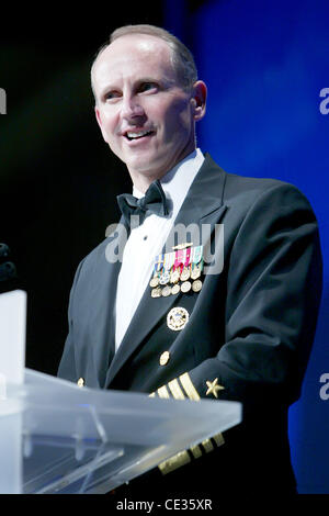 Vice Chief of Naval Operations Admiral James W. Kilby listens to a ...