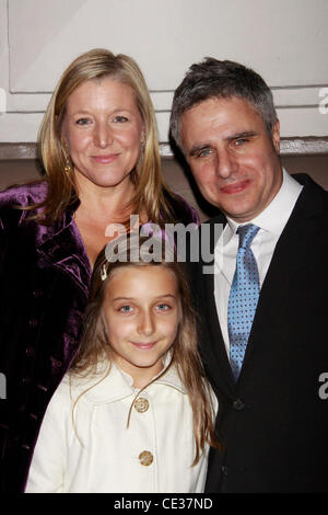 Neil Pepe, Lena Pepe and Mary McCann attending the Atlantic Theater ...