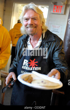 Sir Richard Branson The REGeneration Movement serves breakfast with the ...