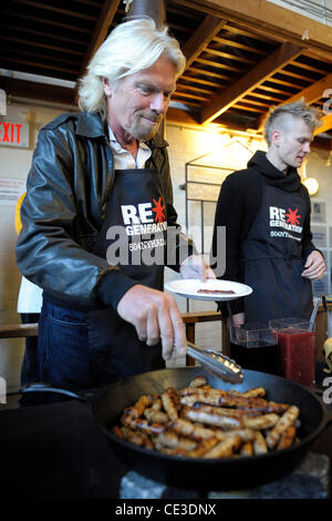 Sir Richard Branson The REGeneration Movement serves breakfast with the ...