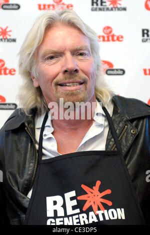 Sir Richard Branson The REGeneration Movement serves breakfast with the ...