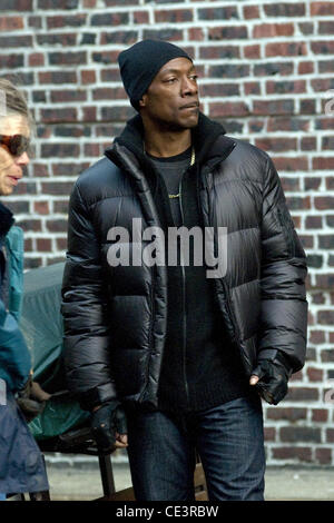 Eddie Murphy on the set of 'Tower Heist' filming in Queens New York ...