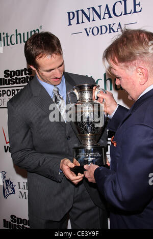 Drew Brees and Terry McDonnell 2010 Sports Illustrated Sportsman of the ...