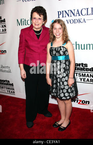 Jessica Aney and Billie Jean King arrive on the red carpet at the 2010 ...
