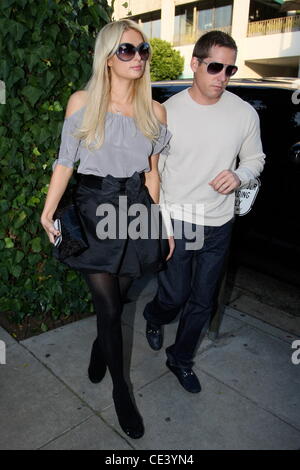 Paris Hilton and Cy Waits Paris Hilton arriving with her boyfriend at ...