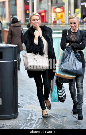 Alex Gerrard aka Alex Curran leaving the hairdressers in her husband's ...