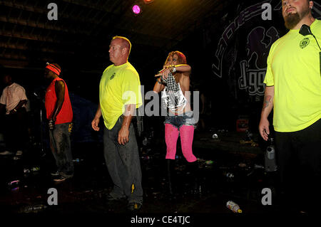 Tila Tequila on stage rapping during the '11th Annual Gathering of the ...