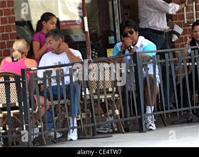 Erik Estrada and his daughter Francesca Natalia Estrada enjoy breakfast ...