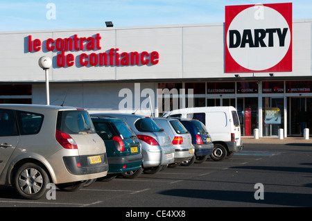 The premises of the Darty electrical retailer in Beziers, southern ...