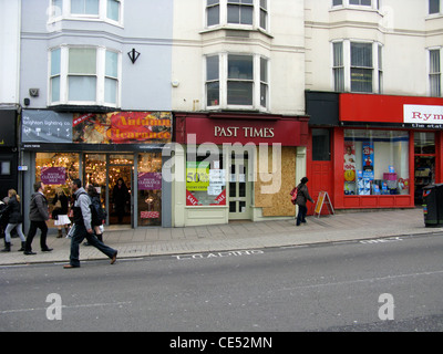 Past Times shop boarded up & closed due to going into administration ...