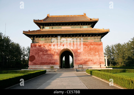 Stele Pavilion, Sacred Road to Ming Tombs, Changping, China Stock Photo ...