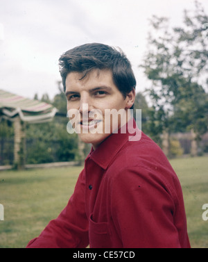 Jess Conrad singer and actor in his garden with two of his unwanted ...