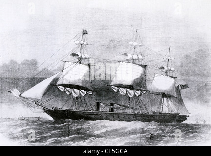HMS Warrior 19th Century iron clad warship Stock Photo: 48276312 - Alamy