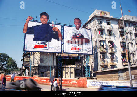 Pepsi Cola Advertisement Sign or Hoarding and Buddhist Stupa, Pakse ...