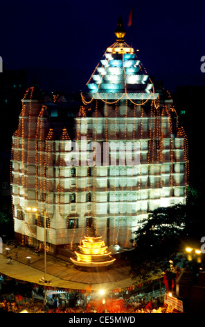 aerial view of prabhadevi with siddhivinayak temple ; Dadar ; Bombay ...
