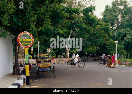 Indian rickshaw sign Stock Photo - Alamy