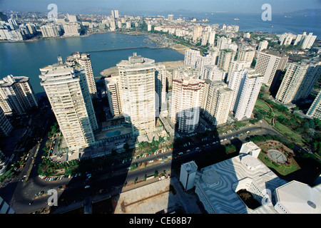 aerial view of cuffe parade at mumbai maharashtra India Stock Photo - Alamy