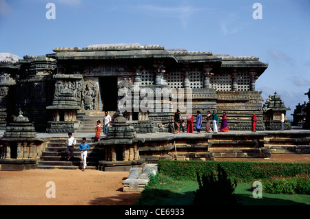 Star shaped Plinth of Hoysaleswara temple, Halebid Halebidu, Karnataka ...