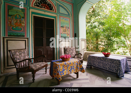 Raj Mahal Palace Hotel ; Tonk ; Rajasthan ; India ; Asia Stock Photo ...